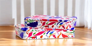 Multicolor Storage Box Set Of 2