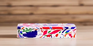 Storage Box White Red (Medium box)